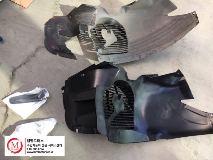 포르쉐 박스터s 범퍼 하체 파손 사고수리 수입차 전문 서비스센터 엠엠모터스 Mm모터스