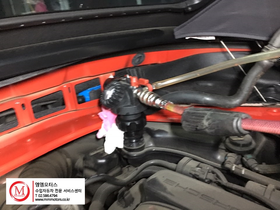 009포르쉐박스터s범퍼하체사고수리 수입차 전문 서비스센터 엠엠모터스 Mm모터스