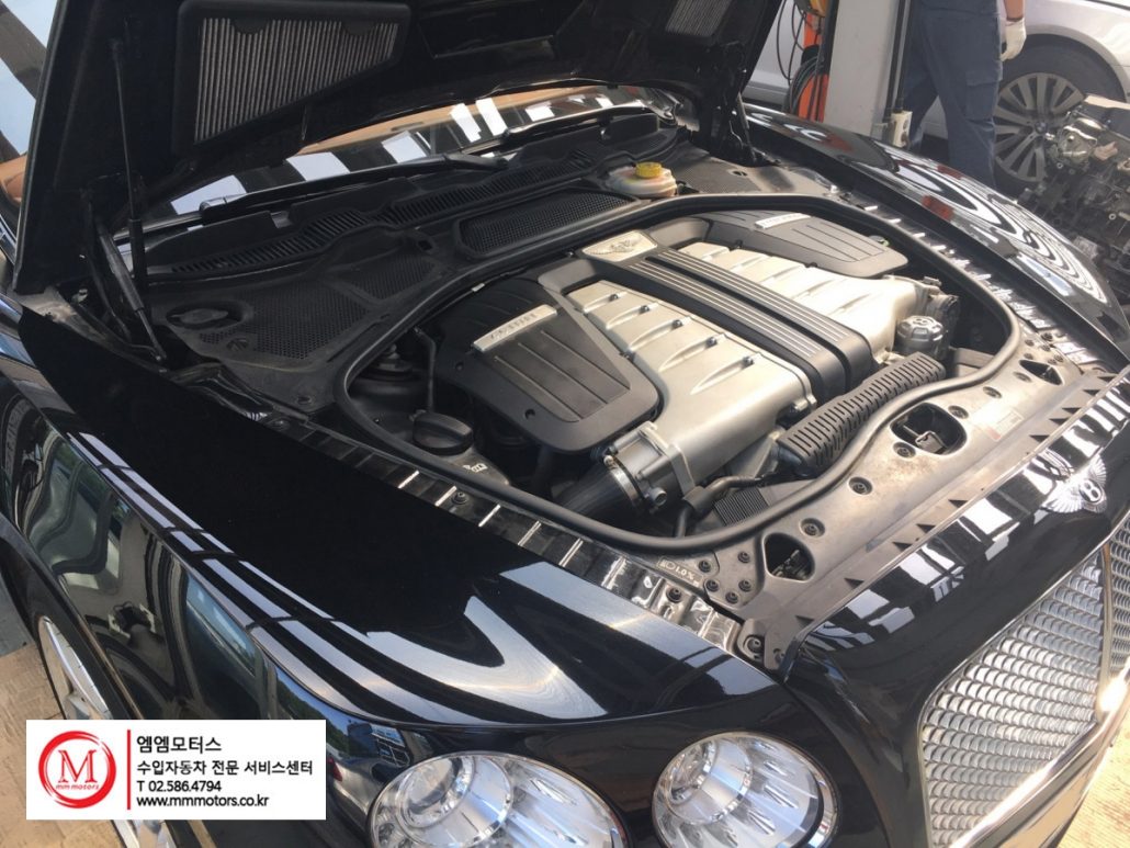 벤틀리 플라잉스퍼 엔진소음 터보차저 수입차 전문 서비스센터 엠엠모터스 Mm모터스