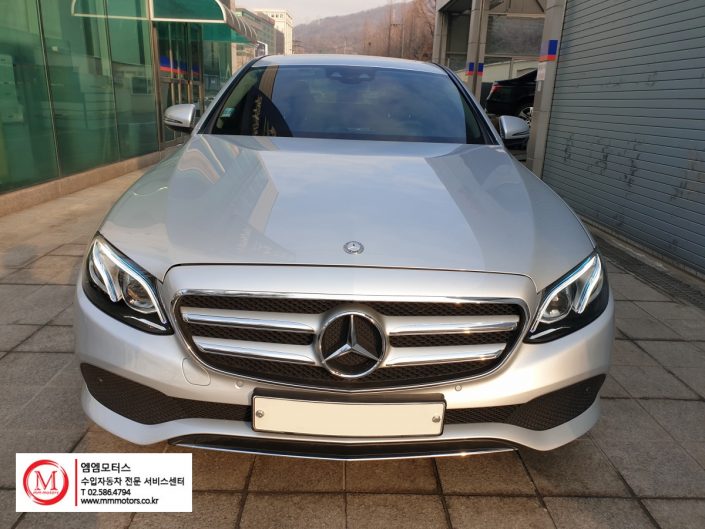 벤츠 E220 자차미적용 후면사고 범퍼 휀다 사고수리 수입차 전문 서비스센터 엠엠모터스 Mm모터스