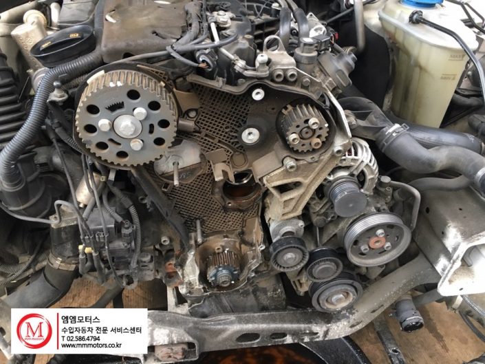 아우디 A4 엔진경고등 스로틀바디 Egr밸브 겉벨트 수입차 전문 서비스센터 엠엠모터스 Mm모터스