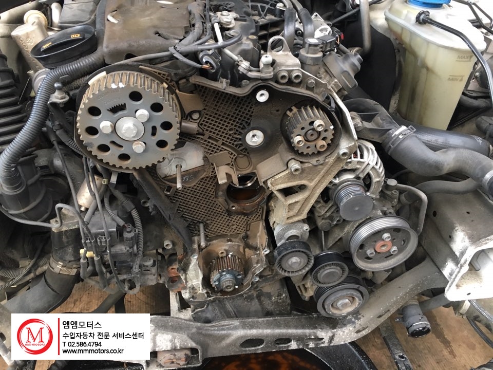 아우디 A4 엔진경고등 스로틀바디 Egr밸브 겉벨트 수입차 전문 서비스센터 엠엠모터스 Mm모터스